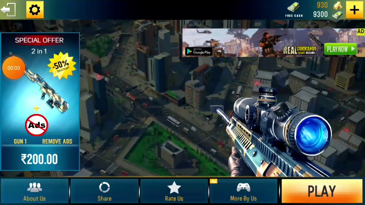 Sniper Shooting Battle 3D Game _Gaming Sixe999 - YouTube