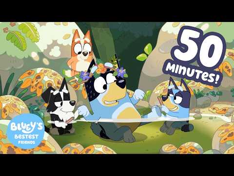 Down By The Creek 🌴🍃 | Bluey's Bestest Friends - Official Channel
