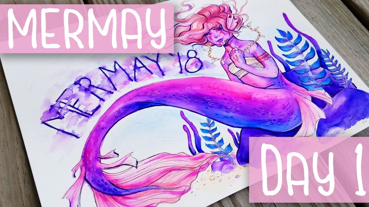 Let's Draw a Mermaid! | MerMay Day 1 - YouTube
