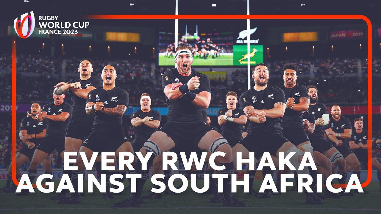 Every Rugby World Cup All Blacks Haka against the Springboks - YouTube