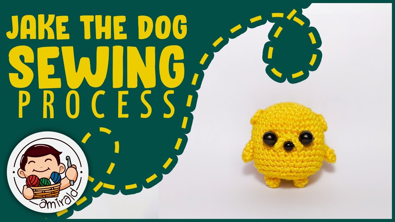 Jake the Dog Amigurumi Sewing Process - Amirald - YouTube