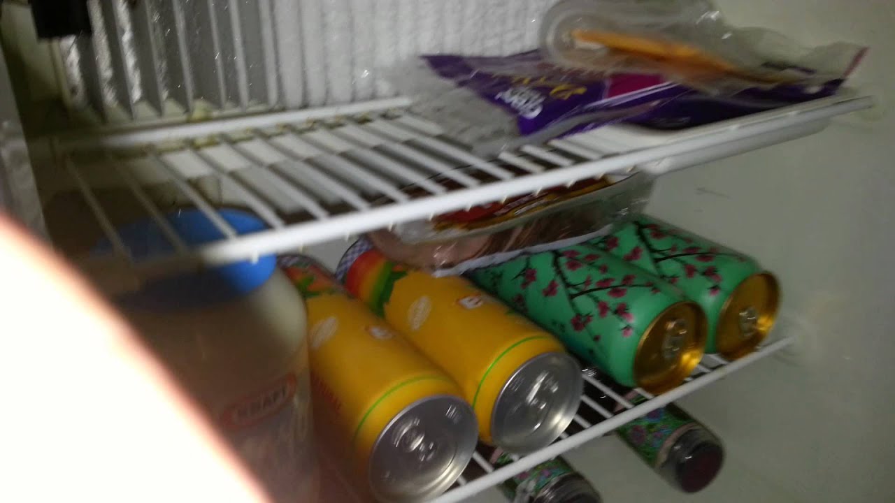 defrosting fridge fins part 1 of 2 - YouTube