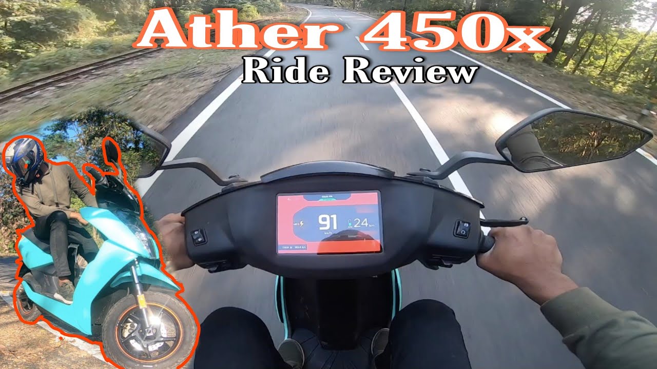 In-depth Ride Review of Ather 450X 😍- The Best Electric Scooter In THis ...