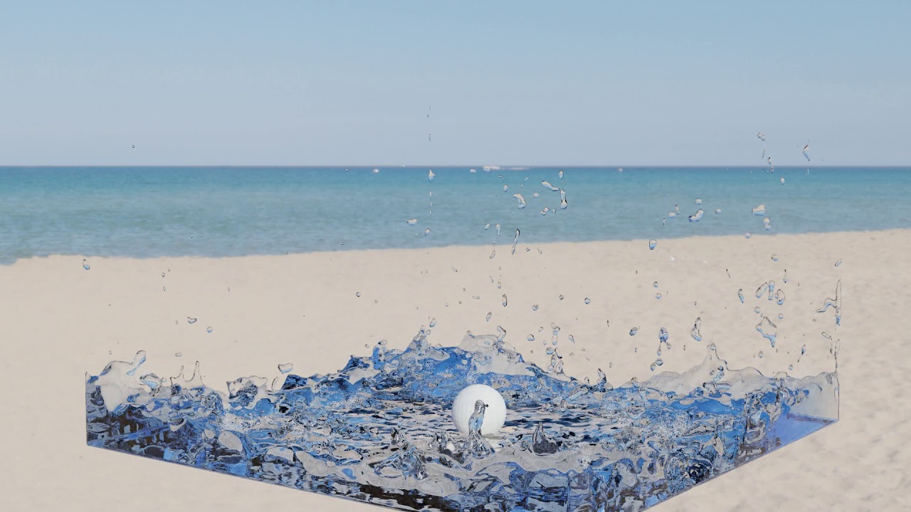 Blender - Water explosion animation (Cycles) - YouTube