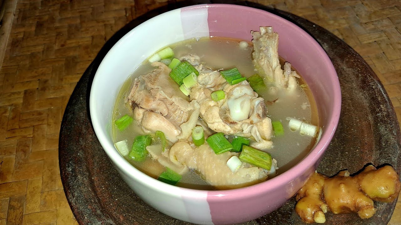 Resep Sop Ayam Jahe Untuk Menghangatkan Badan - YouTube