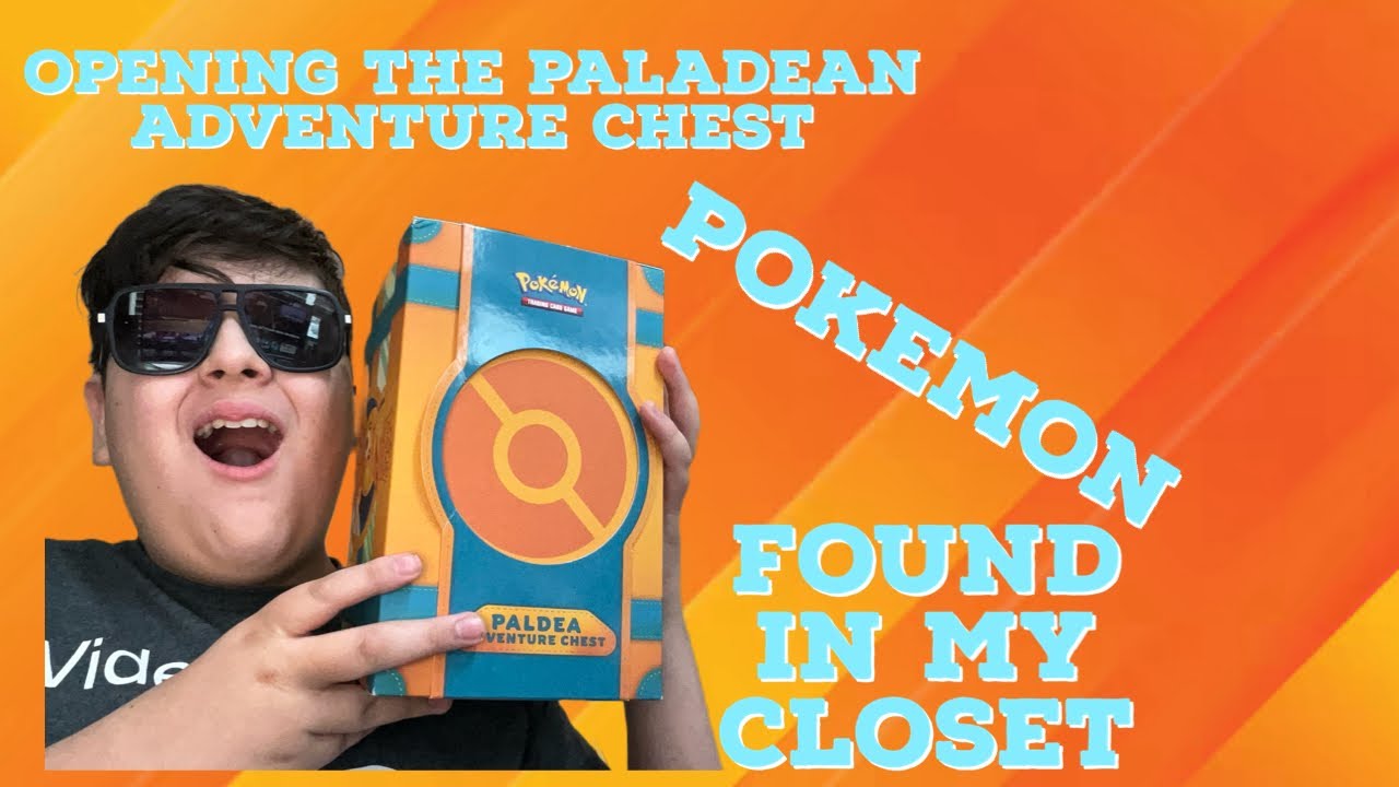 Opening the Paldean Adventure Chest with the best pulls from my scary ...