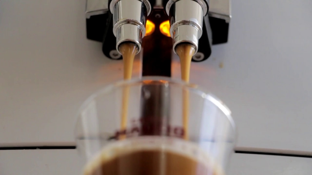 Filling A Cup With Coffee .Relaxing video - YouTube