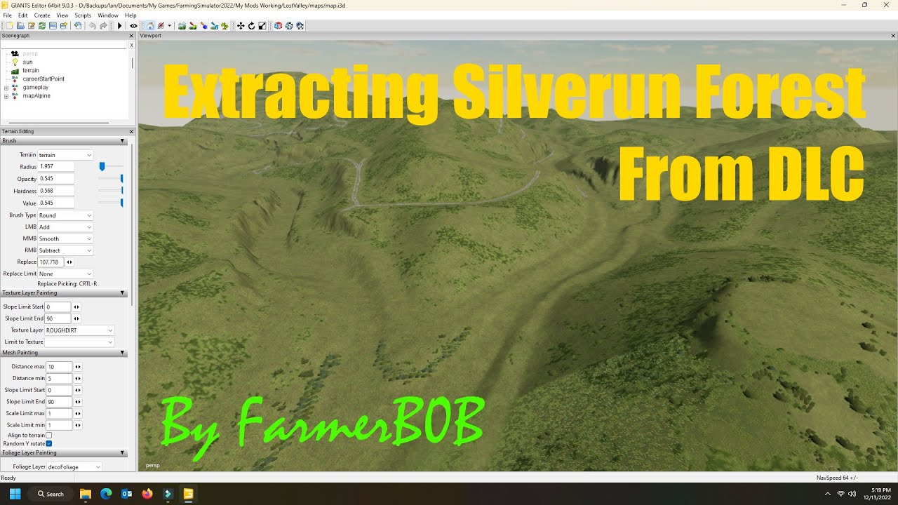 Making a New Map From Silverrun Forest DLC, How to :) Just for fun guys ...