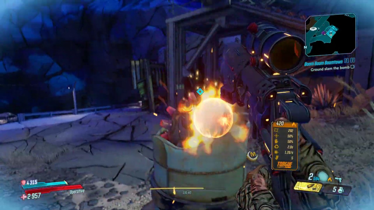 Ground slam the bomb Boom Boom Boomtown Borderlands 3 - YouTube