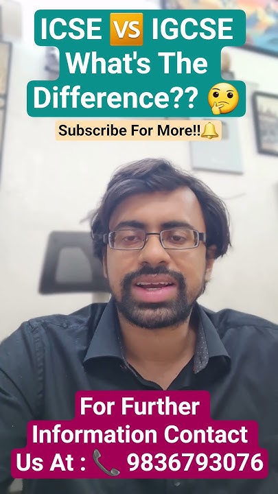 ICSE vs IGCSE —What is the difference!#ICSEvsIGCSE #Education #ICSE #IGCSE - YouTube