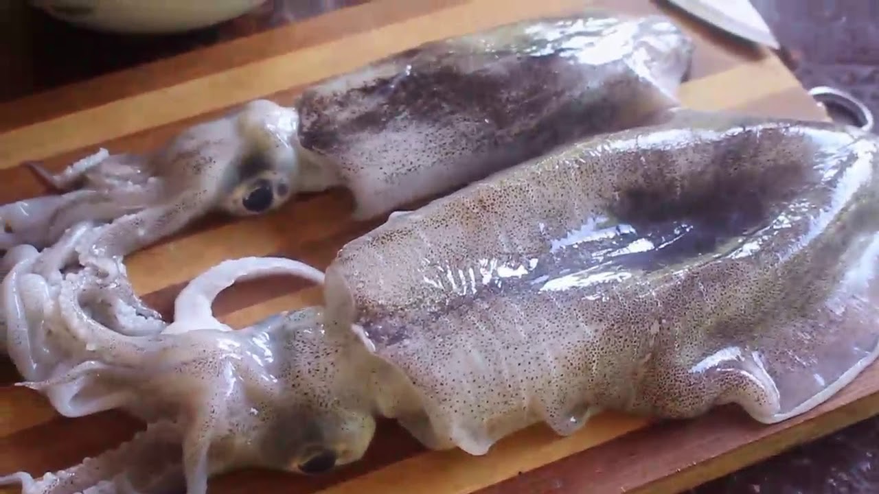 Grilled Squid: Perfect with Beer - YouTube