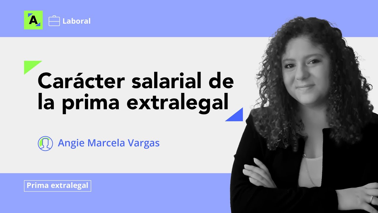 Carácter salarial de la prima extralegal - YouTube