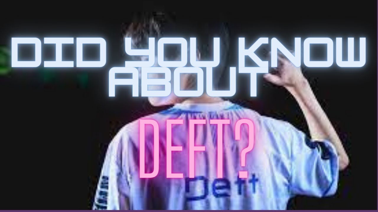 "Did you know about DEFT? : his cartoonish winning story" - YouTube