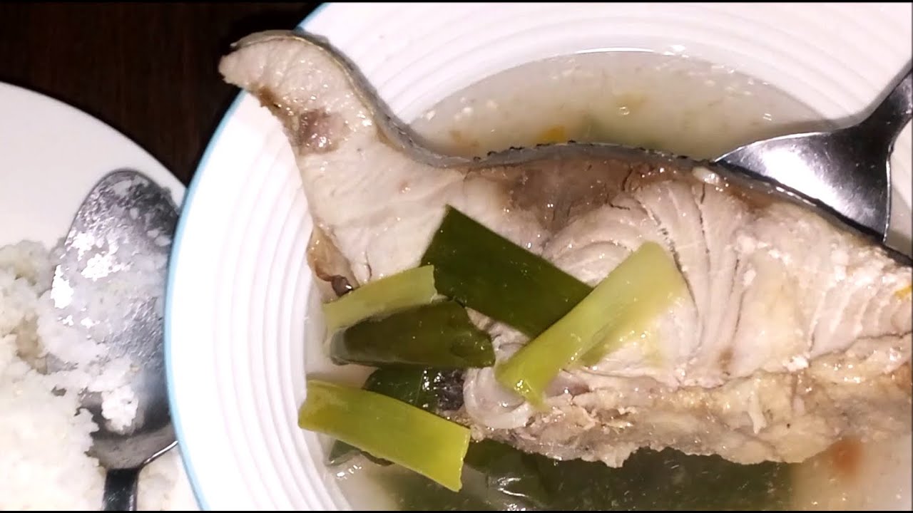 Yummy Fresh Fish Mamsa Tinola (Filipino Fish soup) w/ Mais Corn rice ...