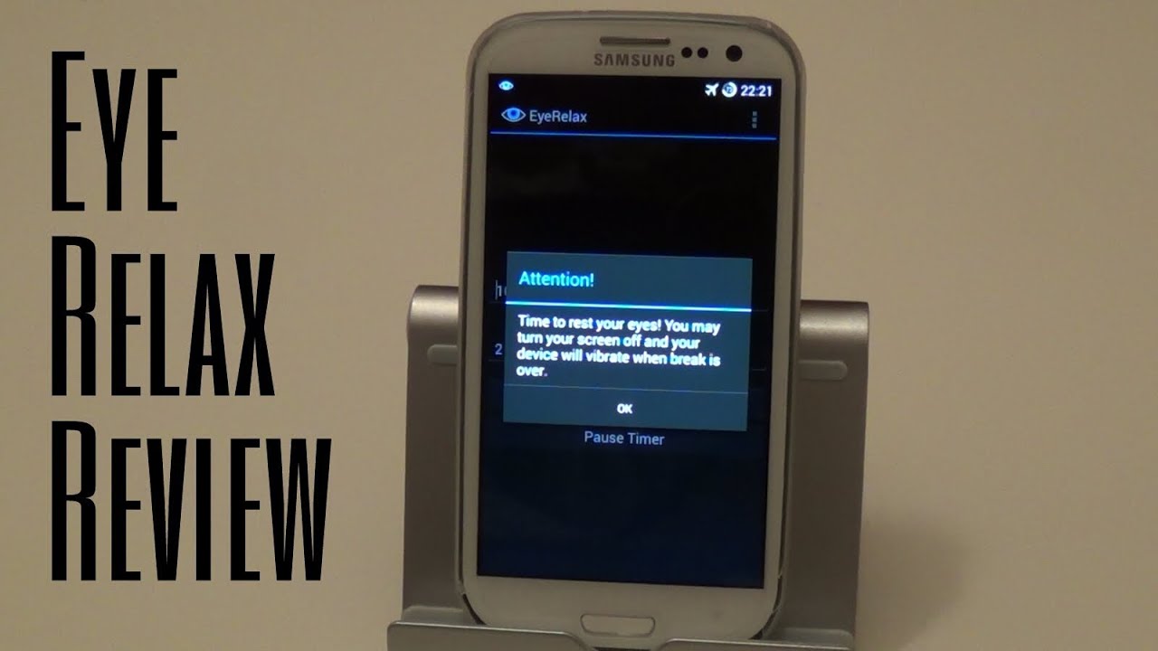 Eye Relax app Review - YouTube