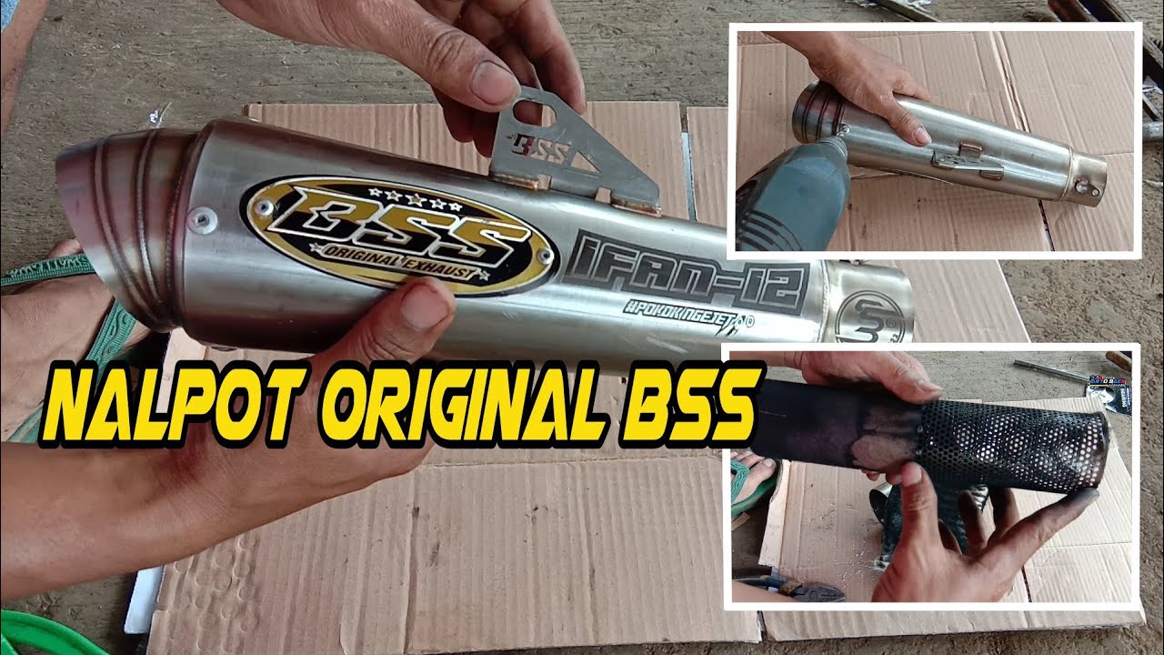 Knalpot BSS original ganti gaswoll - YouTube