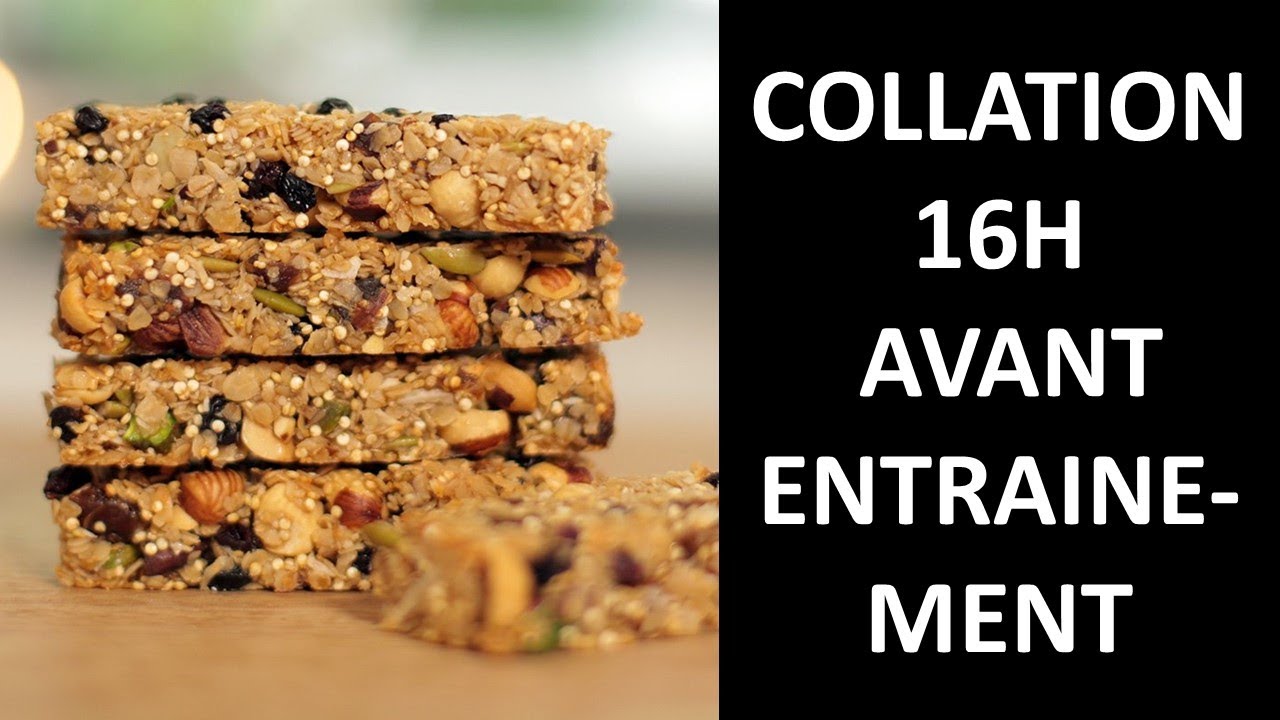FAQ : Quelle collation prendre vers 16h avant un entrainement ? - YouTube
