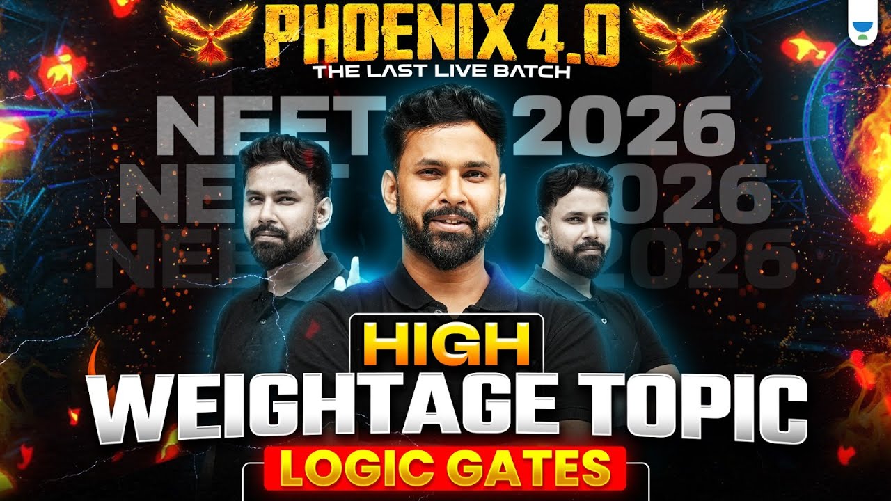 NEET 2026: Logic Gates – High-Weightage Chapter | Anupam Upadhyay # ...