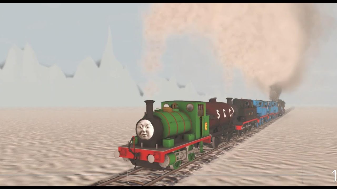 TRAINZ RAILROAD SIMULATOR - PERCY THOMAS JULES VERNE TRAIN-DESERT ...