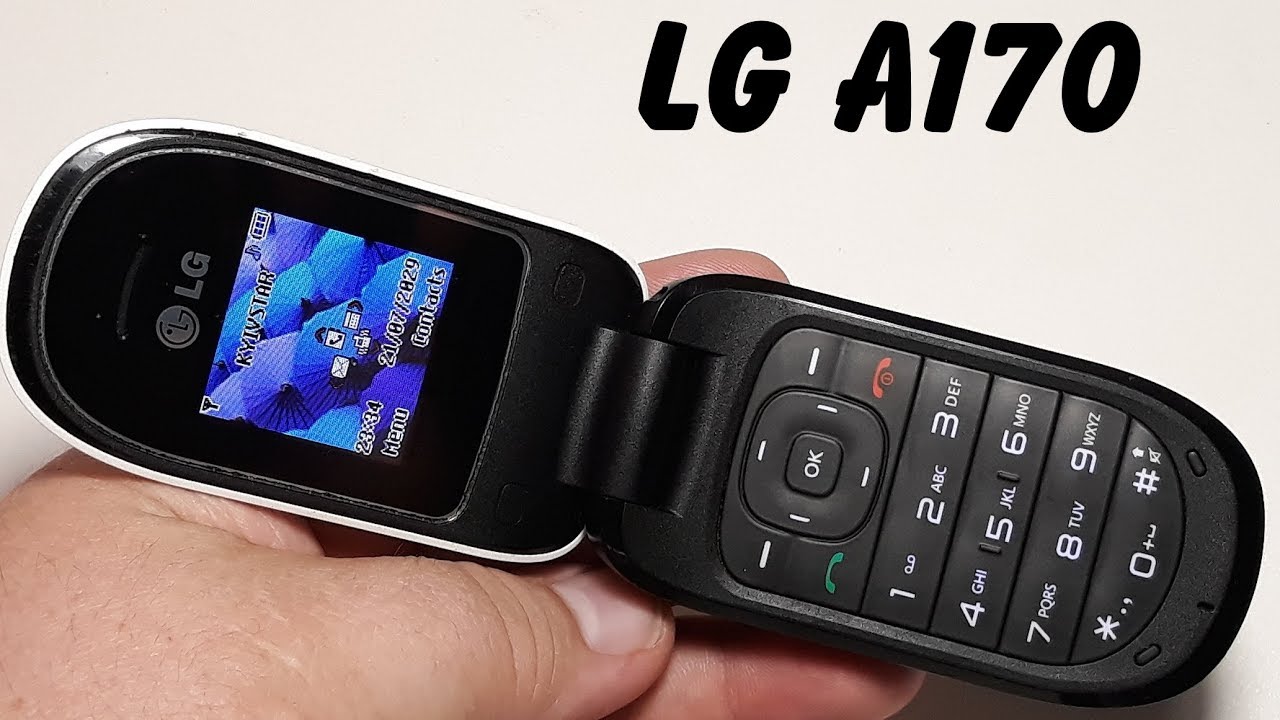 LG A170 ретро телефон из Германии в отличном состоянии. Проверка ...