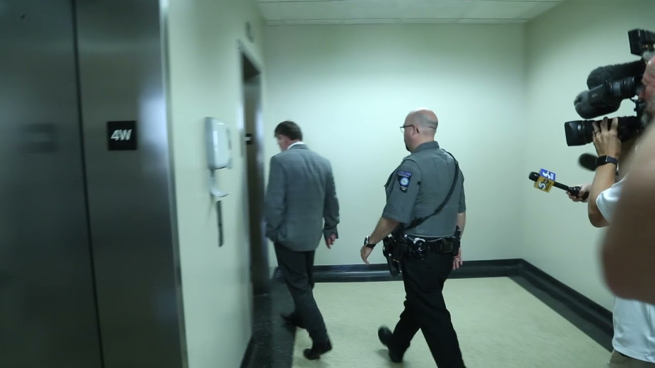 Max Leroy Townsend leaves court following closing arguments - YouTube