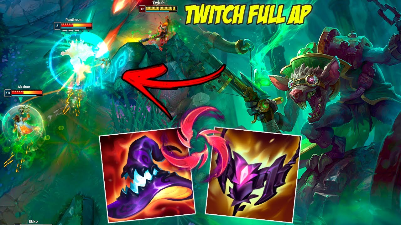 TWITCH JUNGLE AP BROKEN - LEAGUE OF LEGENDS - YouTube