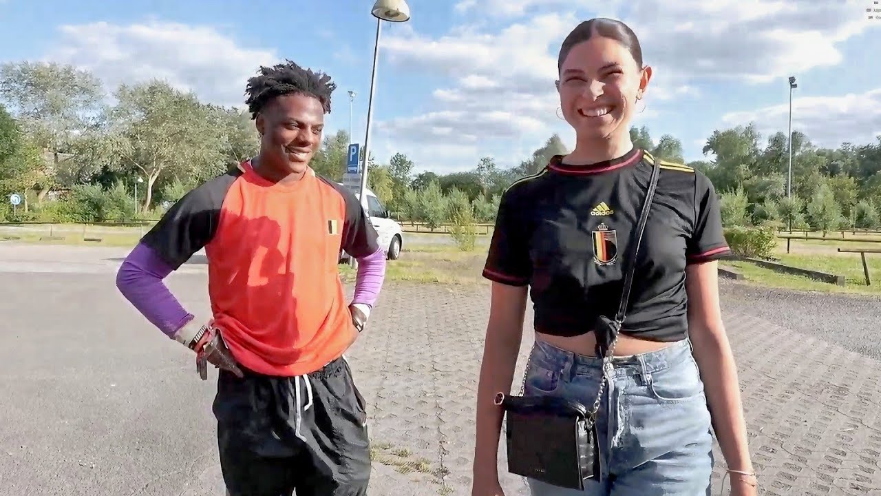 IShowSpeed Meets Celine Dept In Person 😂🇧🇪 - YouTube