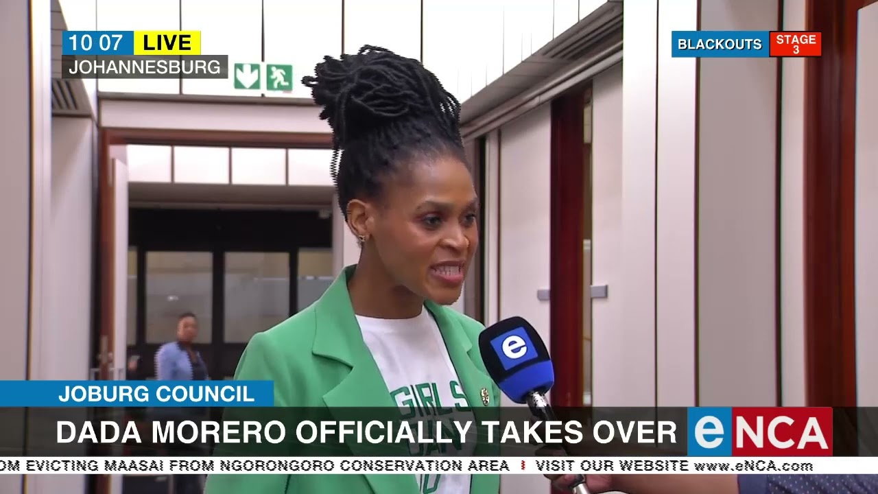 City of Joburg | Dada Morero sworn in - YouTube