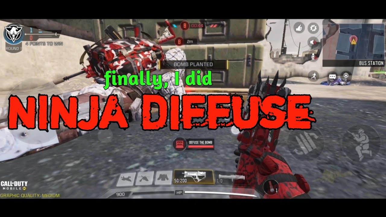 NINJA DIFFUSE | CALL OF DUTY MOBILE | RANKED - YouTube