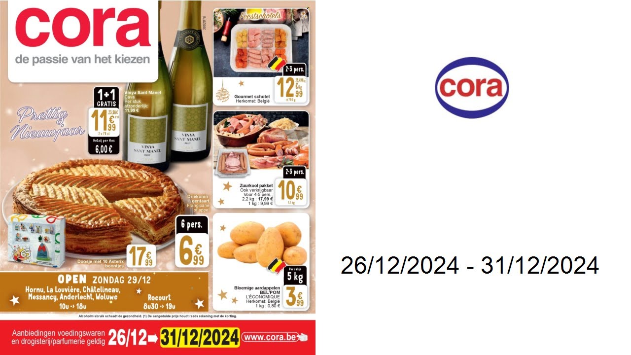 Cora folder - 26/12 - 31/12/2024 - YouTube