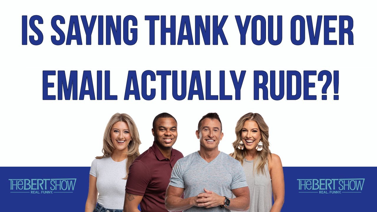Is Saying Thank You Over Email Actually RUDE?! - YouTube