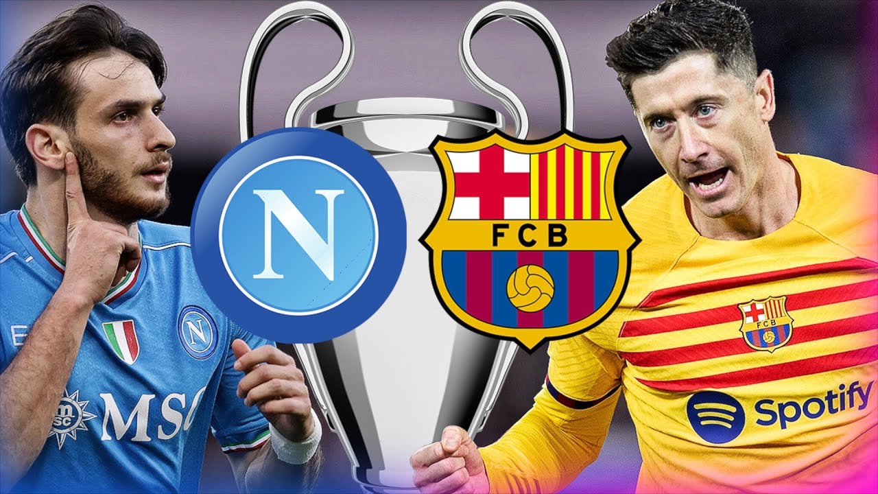 Napoli vs Barcelona, UEFA Champions League, Round of 16, 1st Leg ...