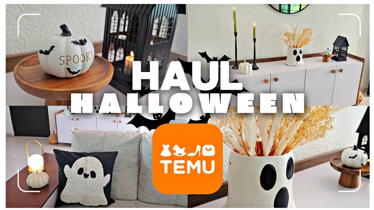 HAUL TEMU Halloween 2024 👻 Decoración Para Halloween IDEAS PARA DECORAR ...