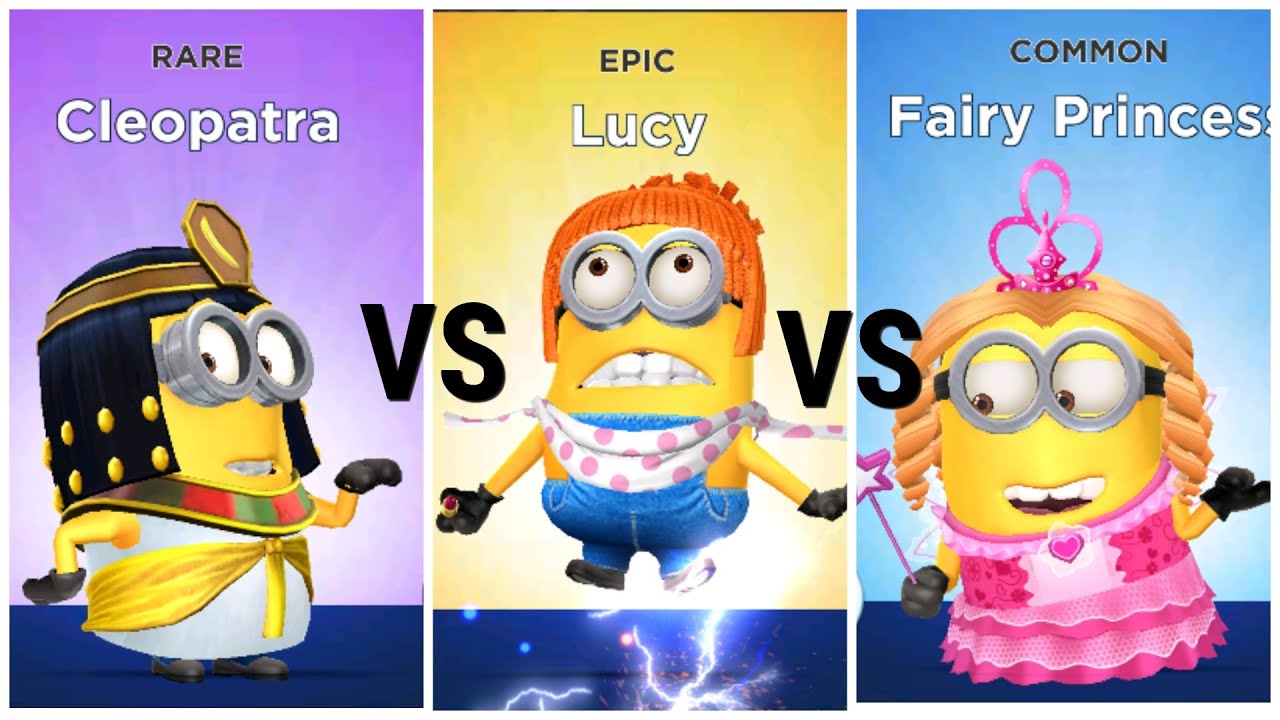 Minion Rush Cleopatra VS Lucy VS Fair Princess - YouTube