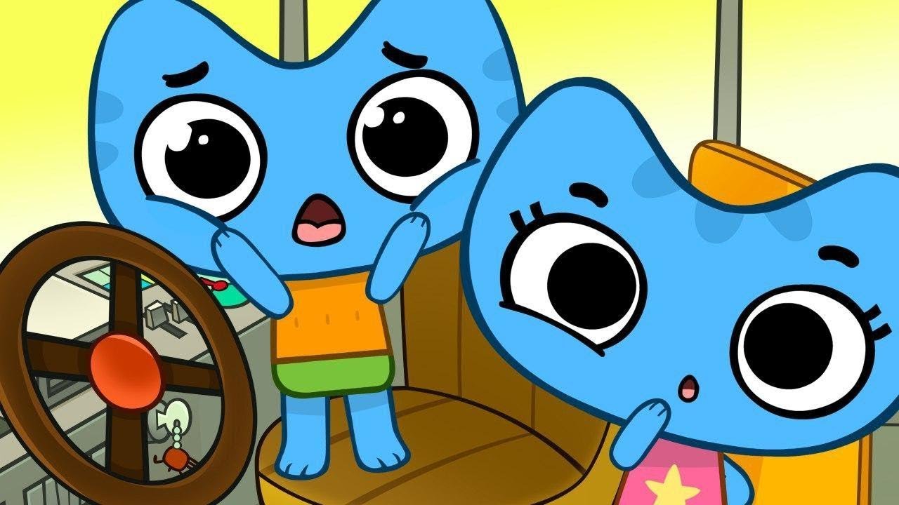 We Are in the Car Song And More #1 | Kit and Kate Nursery Rhymes & Kids ...