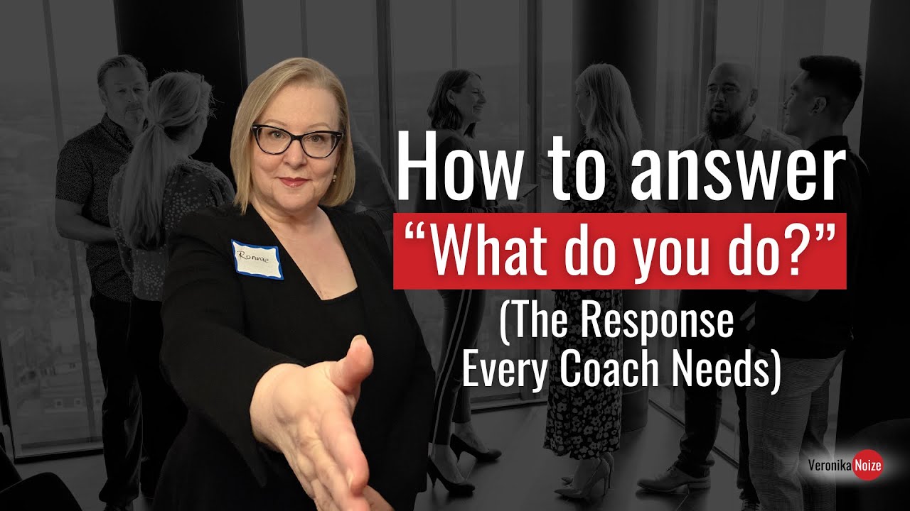 The Killer Elevator Speech Formula Every Coach Needs | How to Answer ...