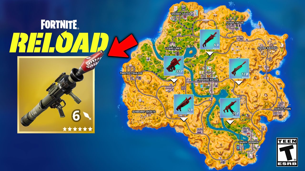 The NEW MYTHIC RPG in Fortnite Reload! (Incredibly Rare) - YouTube