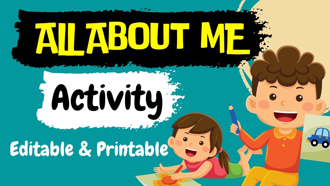 All About Me Activity for Toddlers - YouTube