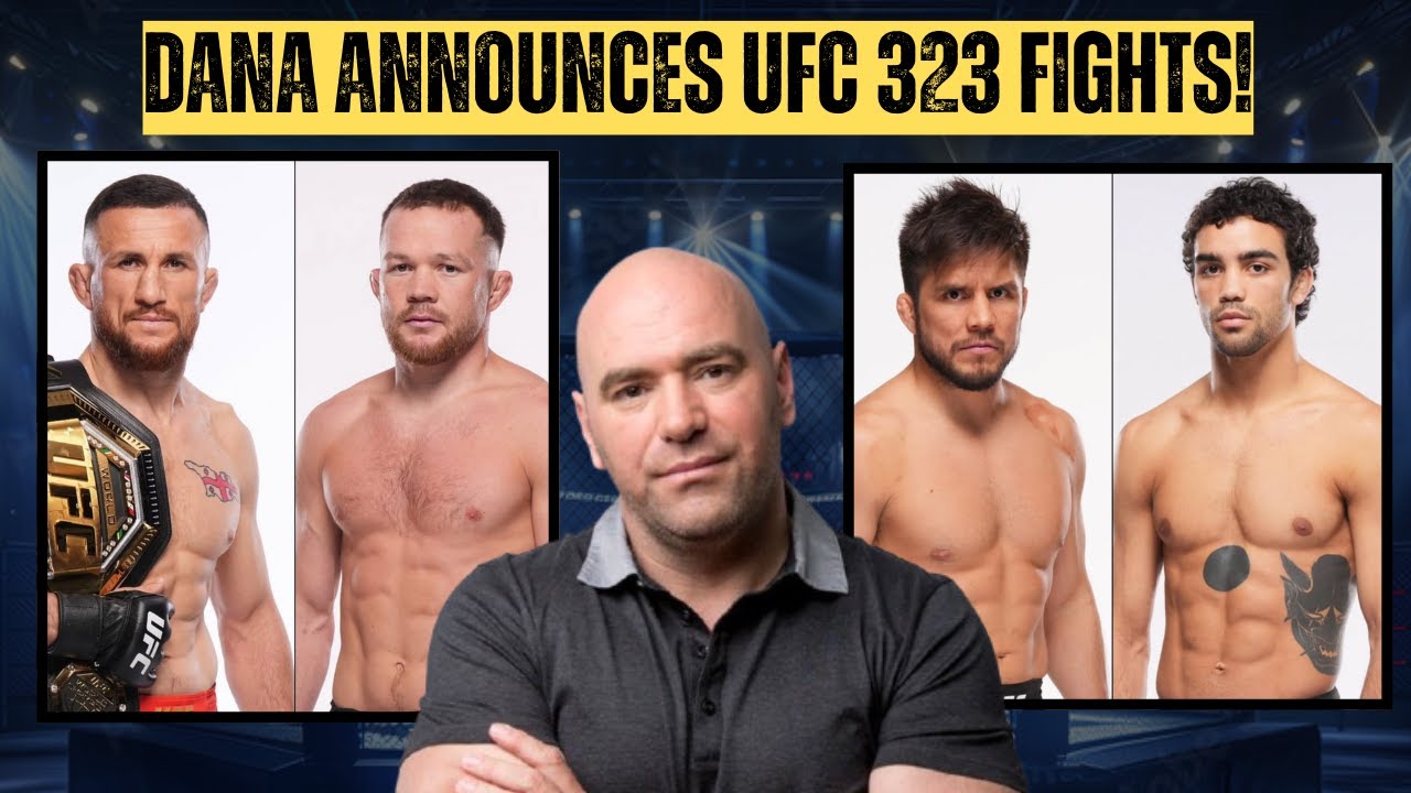 Merab Dvalshivili is back! Heny Cejudo return? UFC 323 fights announced ...