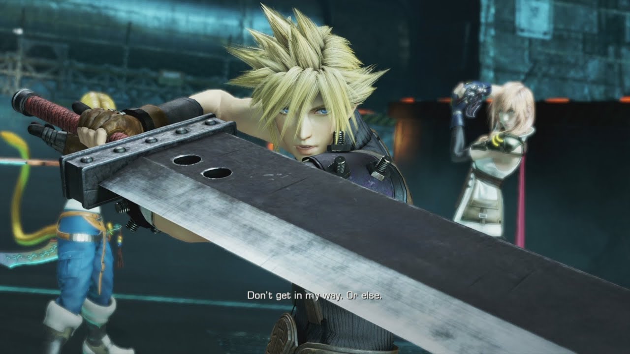 Cloud Strife Gameplay Dissidia Final Fantasy NT Open Beta PS4 1080p ...