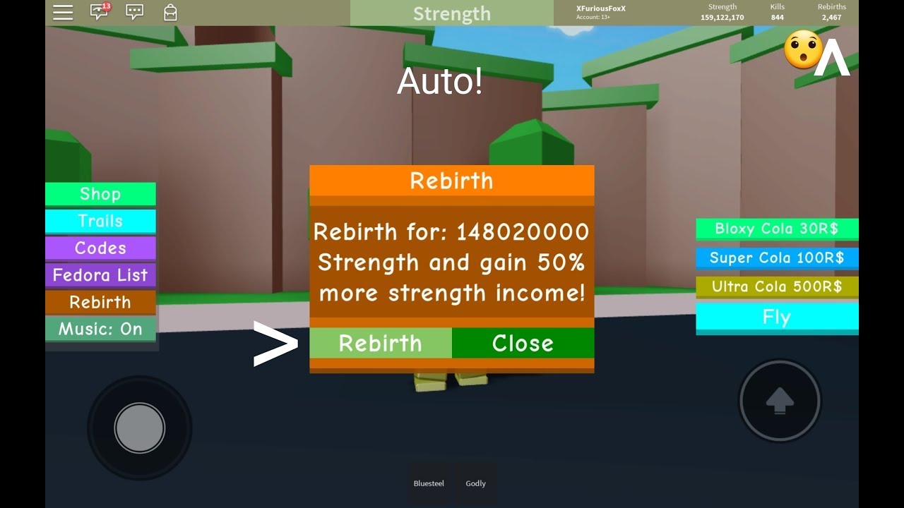 How to Autorebirth on Any Roblox Simulator With Mobile - YouTube