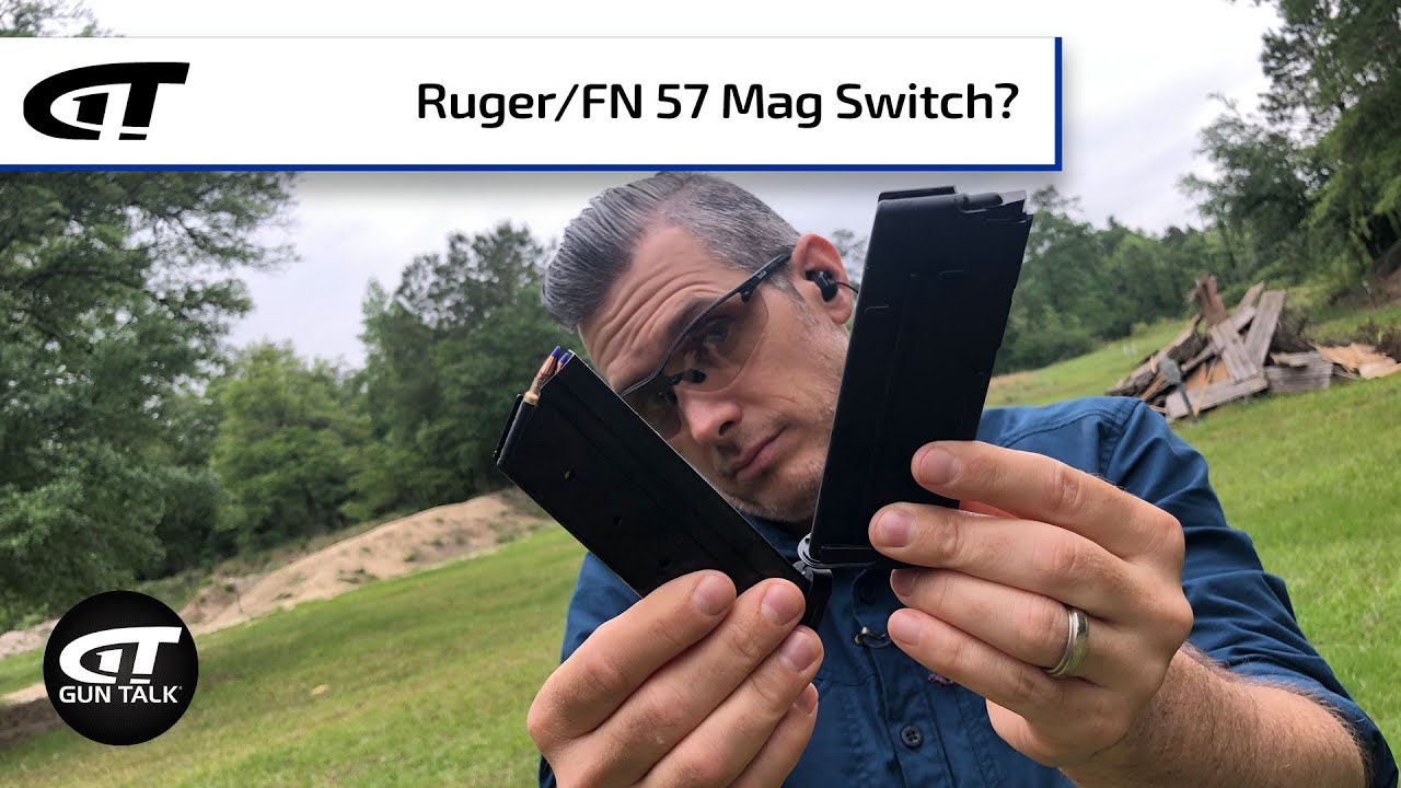 QUICK! Can you switch Ruger and FN 57 Mags? | Gun Talk - YouTube