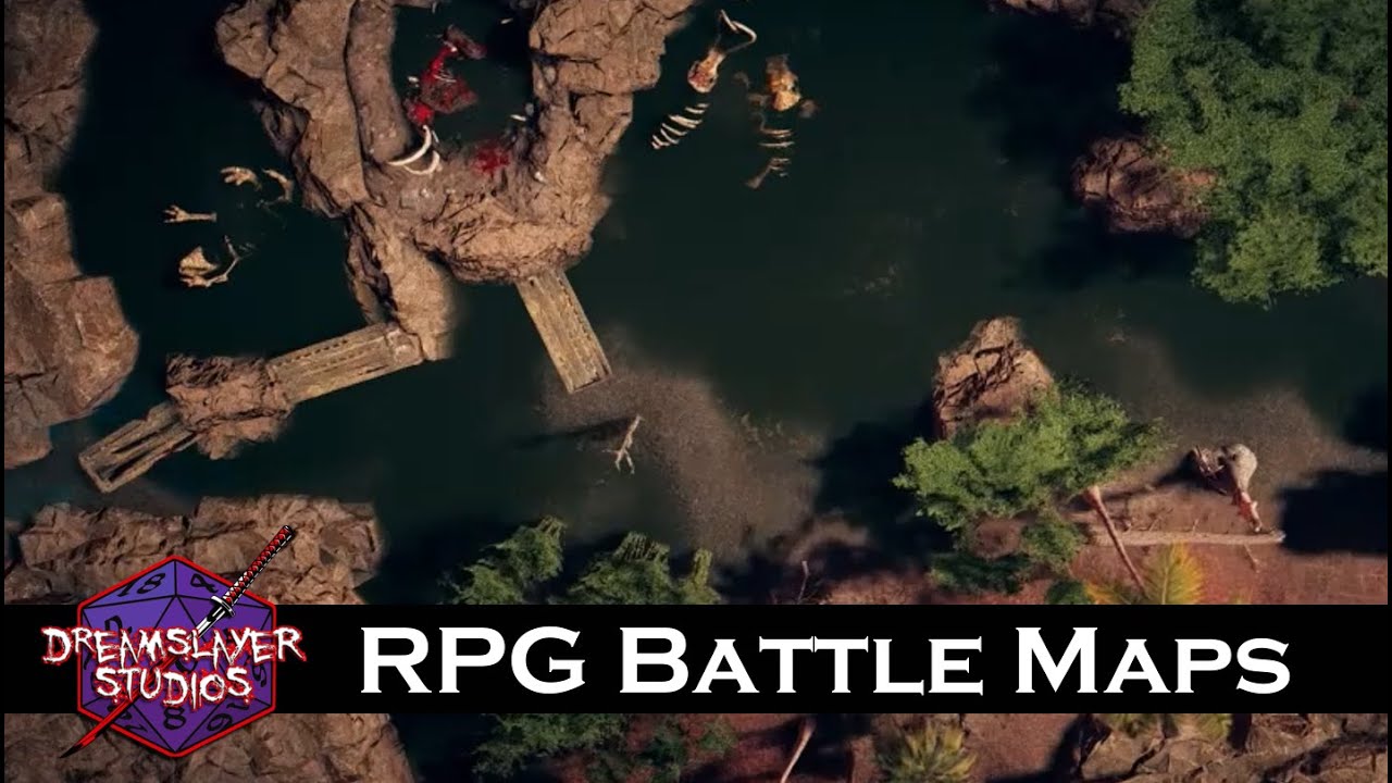 Animated RPG Map - Tar Pits by Dreamslayer Studios - YouTube