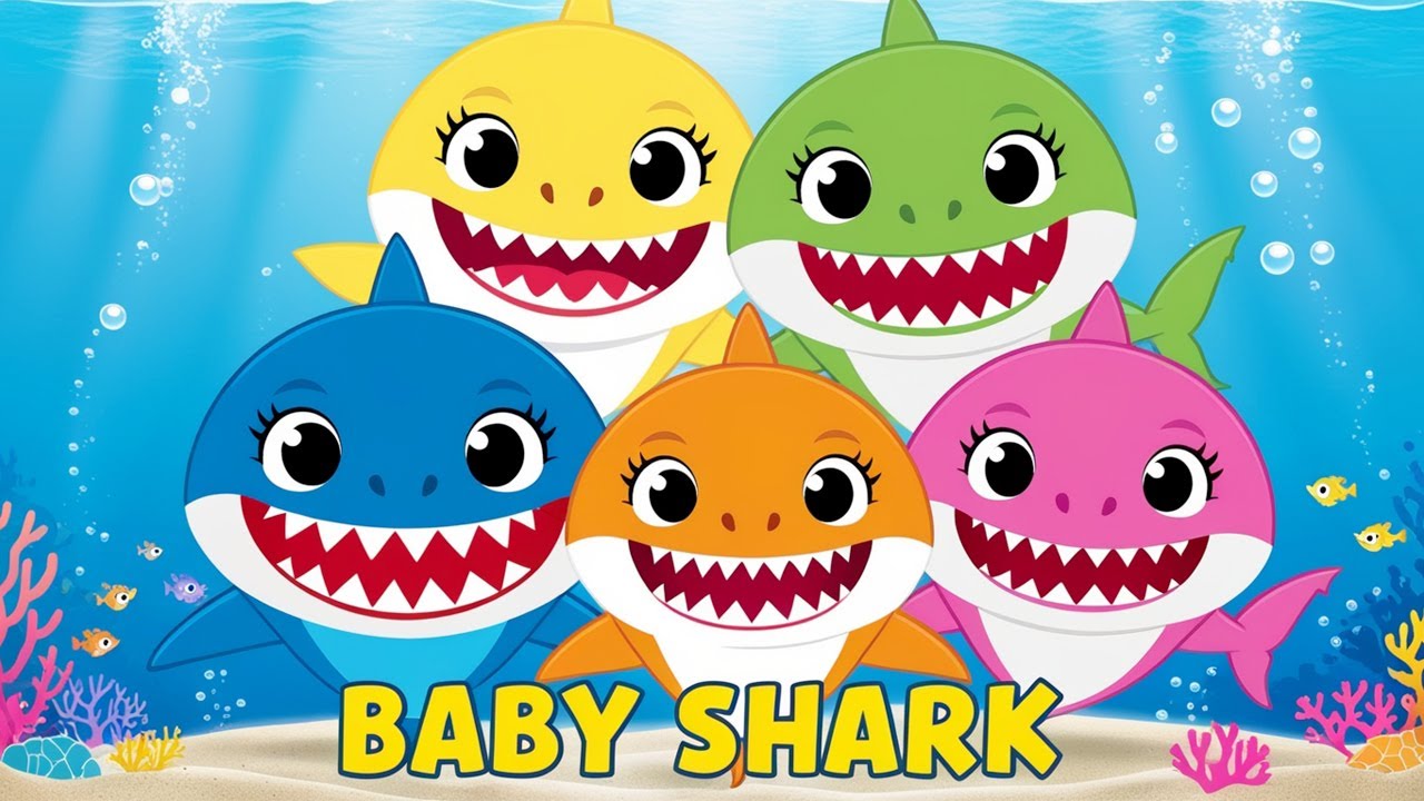 Baby Shark Dance Moves 🦈 Popular Kids’ Song 🎶 Fun and Educational - YouTube