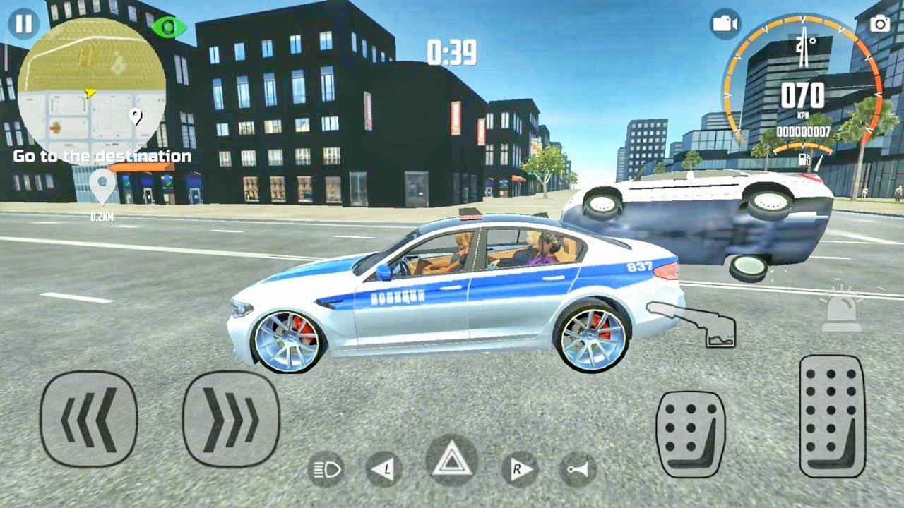 Car Simulator M5 | BMW M5 Police Car - Android Gameplay - YouTube
