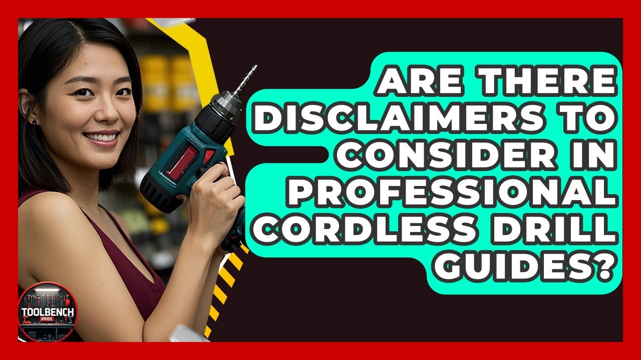 Are There Disclaimers to Consider in Professional Cordless Drill Guides? | ToolBench Pros - YouTube