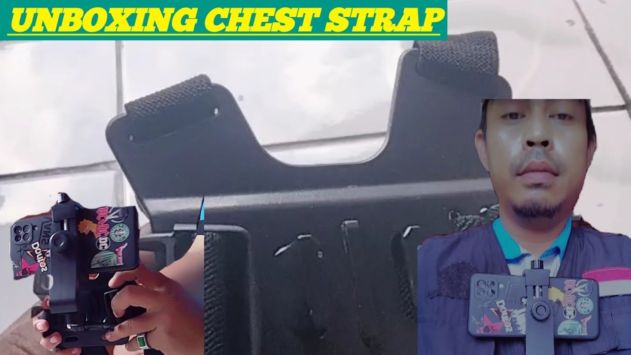 PART #1 ‼️‼️ unboxing chest strap - holder hp dada #motovlog # ...