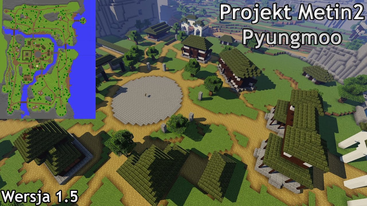 Minecraft: Projekt Metin2 | Obszar Pyungmoo v1.5 - Aktualizacja - YouTube