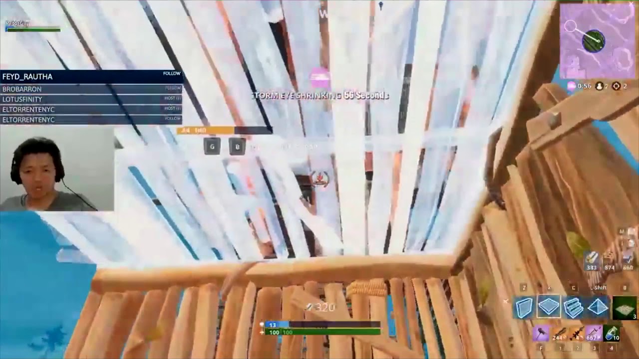 FORTNITE: 2 PLAYERS BATTLING IT OUT FOR VICTORY-INTENSE GAME PLAY ...