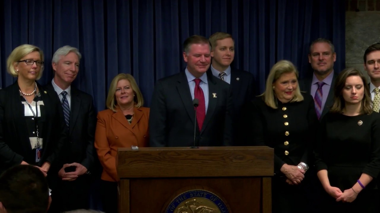 Senate Republicans call for common sense changes to fix Illinois - YouTube